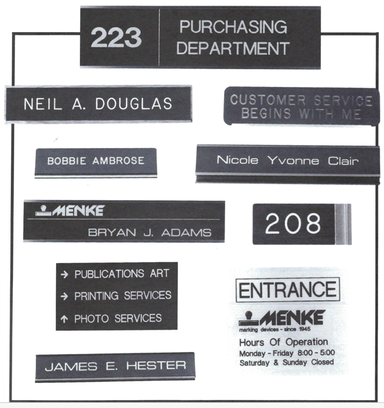 Signage - Menke Marking